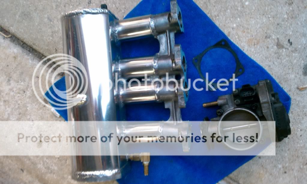 8v Short Ram Intake Manifold with VR6 Throttle Body $300 O.B.O | VW ...