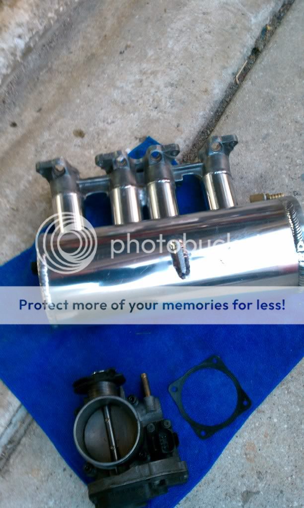 8v Short Ram Intake Manifold with VR6 Throttle Body $300 O.B.O | VW ...